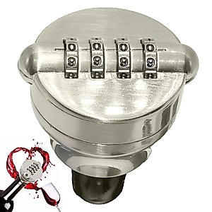 Beduan Wine Bottle Lock - Password Code Digital Lock - Cap Stopper for Wine Whiskey Liquor