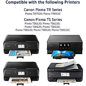 NEXTPAGE 3 Pack 280xxl Black Ink cartridges Replacement for Canon PGI-280XXL PGI280XXL Black PGI-280 PGI-280XXL PGBK for Canon Pixma TS6120 TS8120 TS9120 TR7520 TR8520 Printers