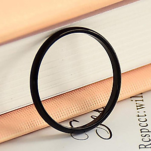 SEniutarm Engagement Love Rings Wedding Bands Couple Fashion Plating Titanium Steel Finger Ring Party Jewelry Accessory Gift for Women/Girl Finger Rings DIY Jewelry Gifts - Silver Us10