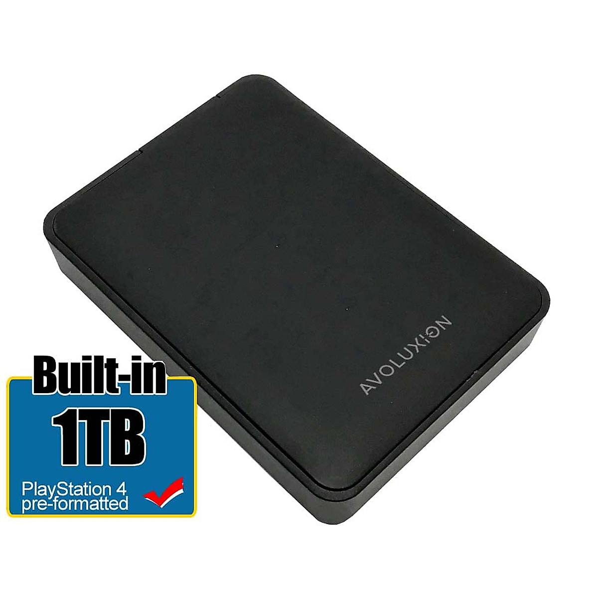 Avolusion X1 1TB USB 3.0 Portable External Gaming Hard Drive (for PS4, Pre-Formatted) HD250U3-X1-1TB-PS - 2 Year Warranty