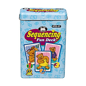 Super Duper Publications | Sequencing Fun Deck Flash Cards | Educational Learning Resource for Children