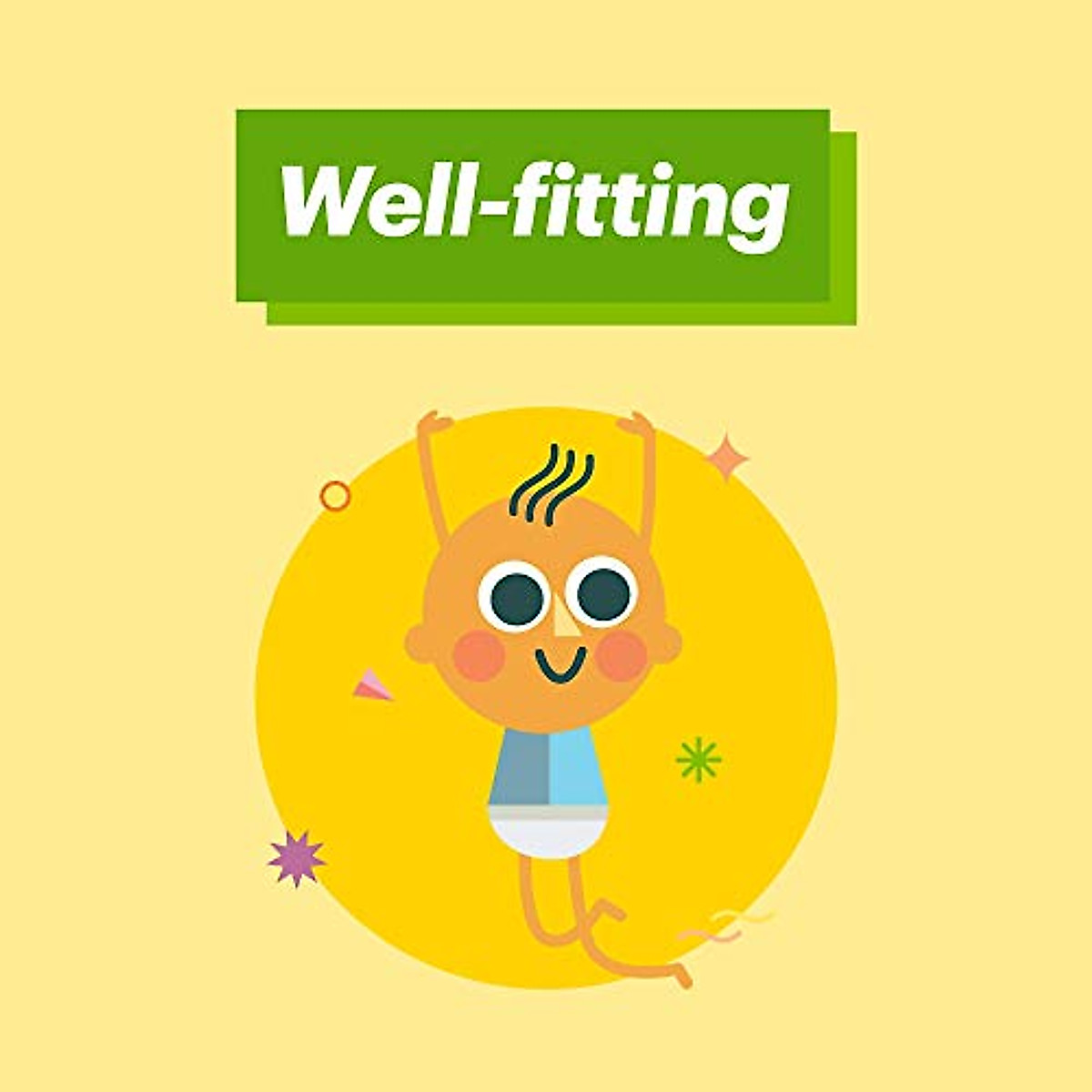 Babyganics Size 5, 136 count, Absorbent, Unscented, Made without Chlorine, Latex