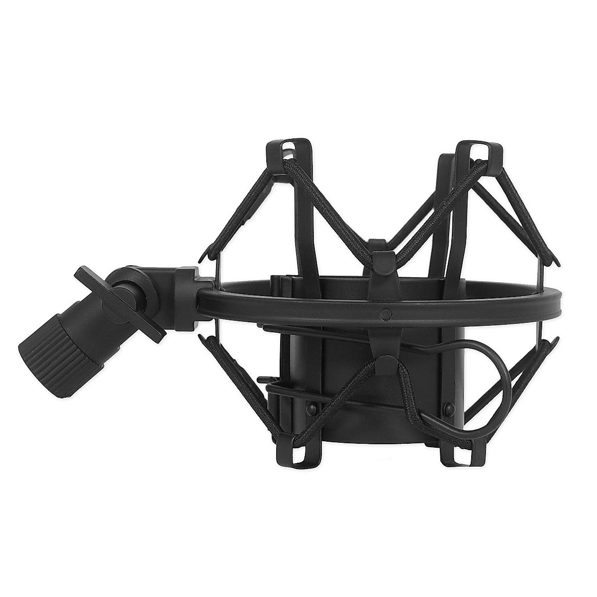 Rockville Metal Shock Mount for Studio Mic Recording Microphone (R Black)