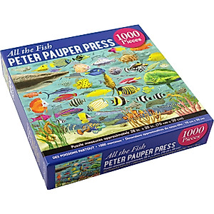 PETER PAUPER PRESS All The Fish 1000 Piece Jigsaw Puzzle