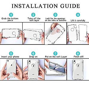 ORIbox Case Compatible with iPhone XR Case, Heavy Duty Shockproof Anti-Fall Clear case