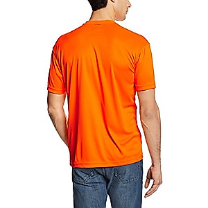 Carhartt Men's High-Visibility Force Relaxed Fit Lightweight Color Enhanced Short-Sleeve Pocket T-Shirt , Brite Orange, Medium