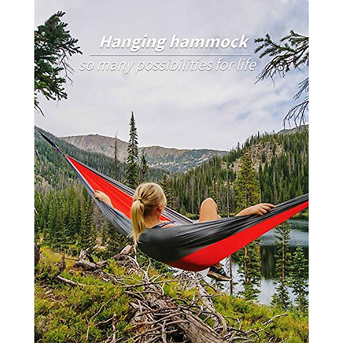 AISHN Tree Swing Straps Hanging Kit, Adjustable Hammock Straps(Set of 2), 2200Lbs Break Strength. 5ft Long with Tree Protector Sleeves, Swivel Strong Stainless Hook, Rustproof Screw Lock Carabiners