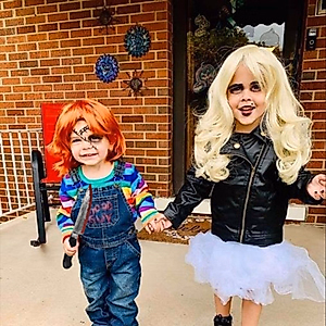 Halloween Knife Prop Chuckys Tattoo Halloween Scars Fake Stitches Chuckys Makeup Kit Fake Knife Toy Face Scars Temporary Tattoo Chuckys Costume Accessories