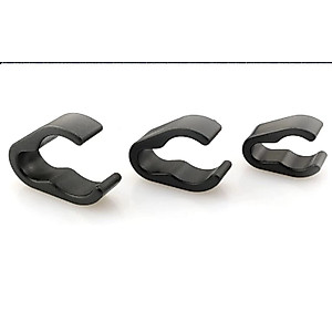 Mateda Mic Cable Clips 30Pcs Microphone Boompole Cable Clip Universal Mic Cable Clips