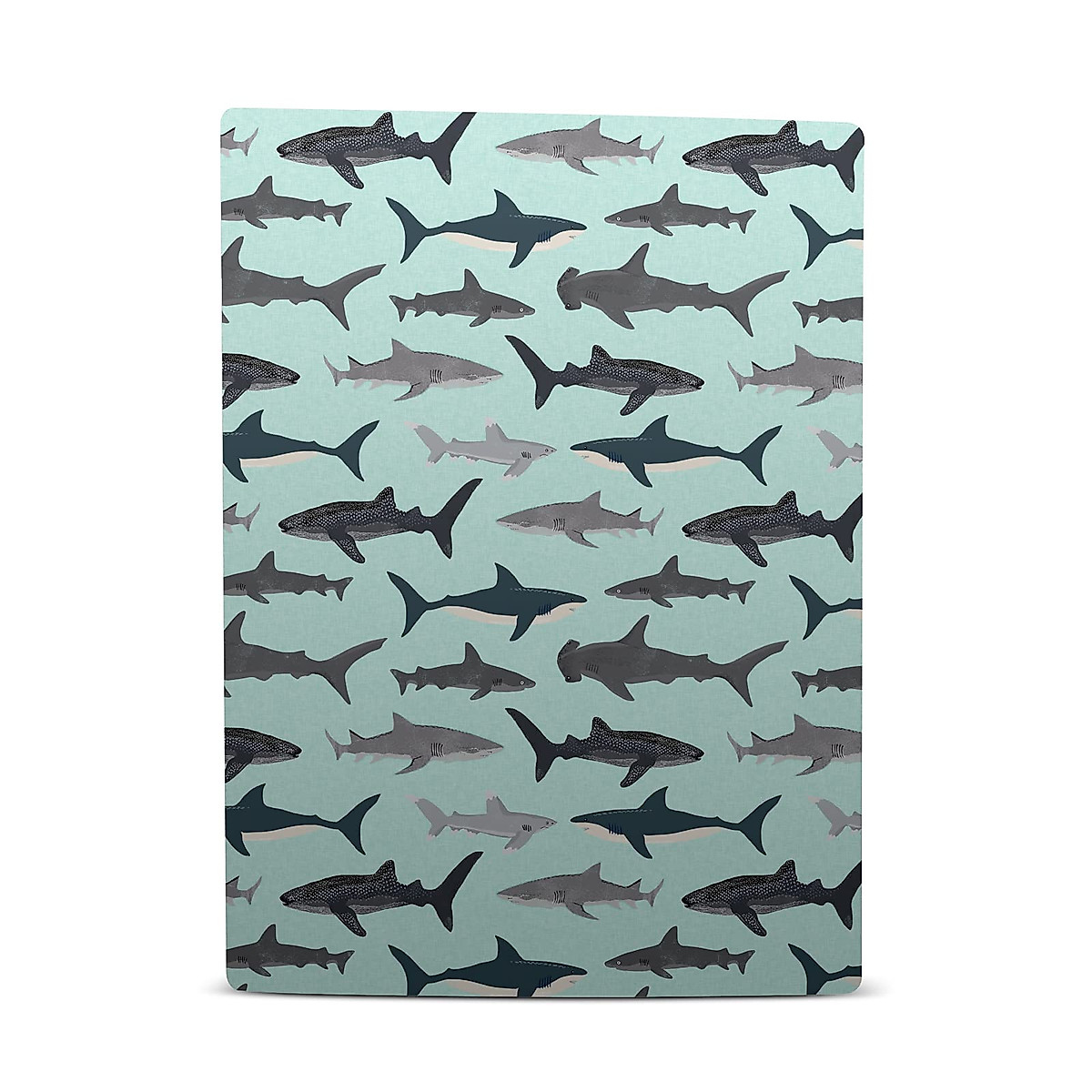 Head Case Designs Officially Licensed Andrea Lauren Design Sharks Art Mix Vinyl Faceplate Gaming Skin Decal Compatible With Sony PlayStation 5 PS5 Digital Edition Console and DualSense Controller