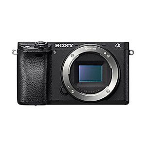 Sony Alpha a6300 ILCE6300M/B 24.2 MP Mirrorless Digital Camera with F3.5-5.6 OSS Zoom Lens, E 18-135mm, Black