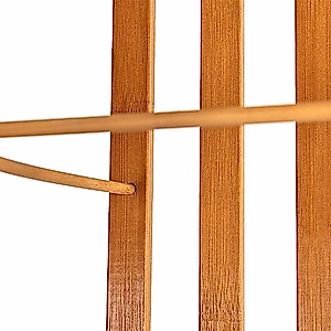 KenSyuInt 360° Rotating Bookshelf,6-Tier Corner Bamboo Book Shelf,Storage Display Stand Upright Bookshelf Organization,for Living Room,Balcony,Office, Sitting Room,Corridor (Brown)