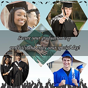 ATMEET Graduation Cap Headband Secures Your Grad Cap Upgrade Insert Hairstyle Hat Accessories Hairband for Graduates Gift