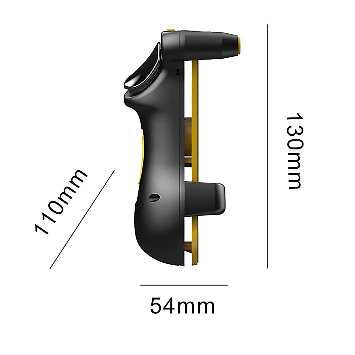 VLUOO Game Trigger Joystick for Tablet, Adults Kids Universal Tablet Game Triggers for IPad, Variable Frequency Tablet Controller for Games