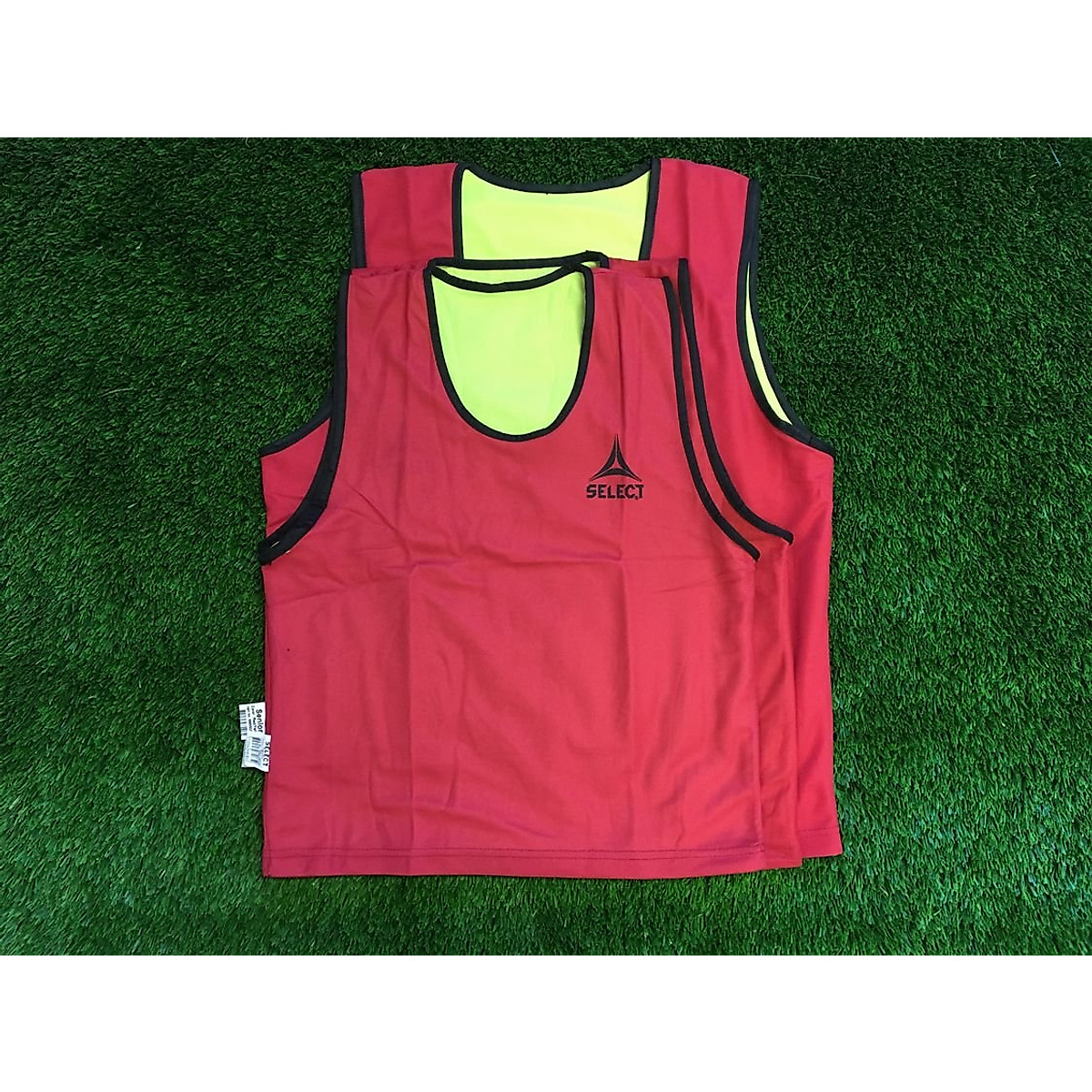 Select Reversible Training Vest (Pack 12), Senior, Red/Yellow