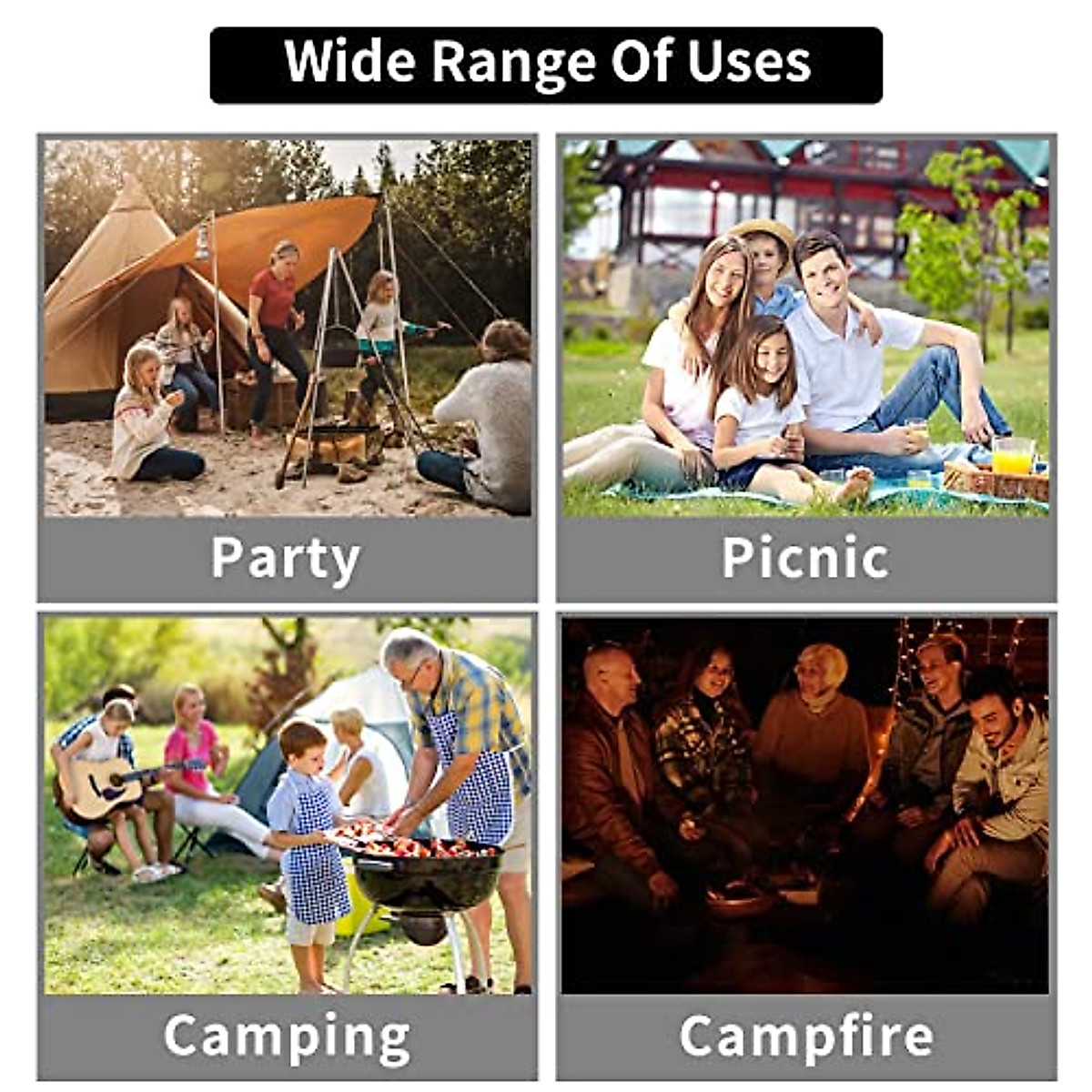 Swivel Campfire Grill Grate, Adjustable Fire Pit Grill, Camping Grill ...