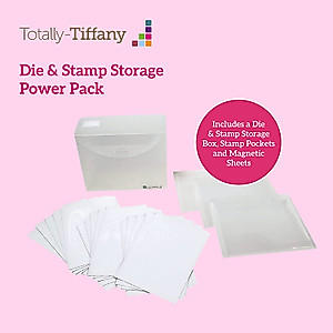 Totally Tiffany Die and Stamp Storage Power Pack, Bundle of 3 Packs, Storage for up to 90 Stamp and Die Sets