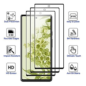 ISHI3LD Google Pixel 7 Screen Protector Tempered Glass Pack of 3-6.3 Inch Pixel 7 Tempered Glass with 9H Ultra Tough Hardness, Anti Scratch, Bubble Free and HD Clear Smooth Surface
