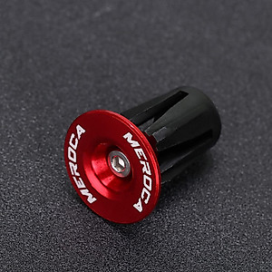 BESPORTBLE 1 Pair Bicycle Handlebar Aluminum Handle Bar Ends Bike Accessories Bar End Plugs Mountain Bike Handlebar Plugs Cycling Supplies Bike Handle Plugs Handlebars End Plugs Bike Supplies