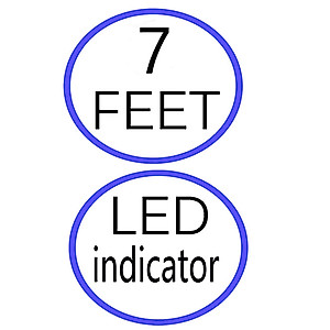 (7ft) AC DC Adapter Compatible Replacement for Shark XSBT750 (NOT fit Other Models) Vertex Vacuum Vac Cleaner Power Supply Battery Charger Cord Cable Adaptor, MYW-Tech 7 Feet with LED Indicator