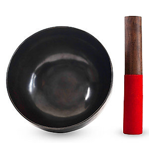 Large Tibetan Singing Bowl Set - Master Grade Healing Chakra Sound Bath Meditation Yoga 7 Metal Bronze