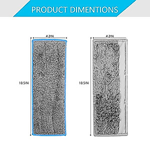 Garbage fighter Mopping Pads Replacement for iRobot Braava Jet M6 (6012) (6110) (6112) (6113) - 10 Pack Washable Reusable Sweeping Cloth Pads - Wi-Fi Connected Robot Mop (5 Wet Pads and 5 Dry Pads)