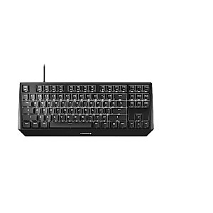 Cherry MX Board 1.0 Keyboard TKL TenKeyLess - Cable Connectivity - USB Interface - 87 Key - Mechanical MX Red Switches - Black