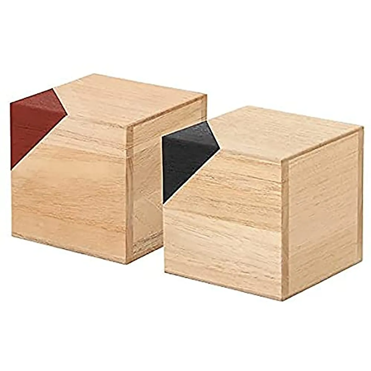 Japanese Tea and Coffee Canister, Airtight and Naturally Dehumidifying, Handmade by Craftsman from Kiri Wood (Japanese Paulownia)