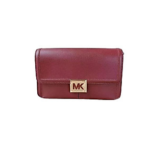 Michael Kors Sonia Leather Medium Gold Chain Shoulder Bag Crossbody Merlot