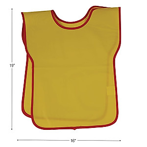 Colorations Easy-On Kids Art Smock – Smock for Painting and Crafting, Latex-Free and Easy to Clean – Sleeveless Smock for Kids Measures 19” x 16”