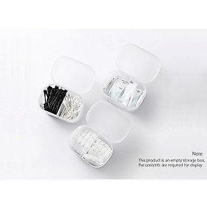 Sprigold home transparent cotton pads/swabs large capacity storage box with PP(polypropylene) material, easy to use and take,beautiful design, muti-purpose, moisture-proof and dust-proof (Home)