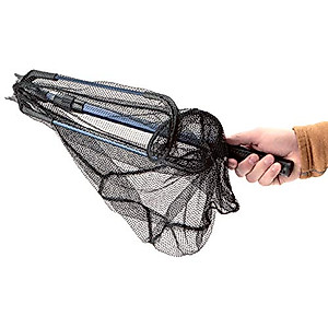 Attwood 12772-2 Small Fold-N-Stow Folding Knot-Free Fishing Net