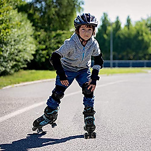 Kids Roller Skates for Boys Girls, Adjustable 4 Size Roller Skates for Men Women with Illuminate Wheels, Small Size - Little Kid
