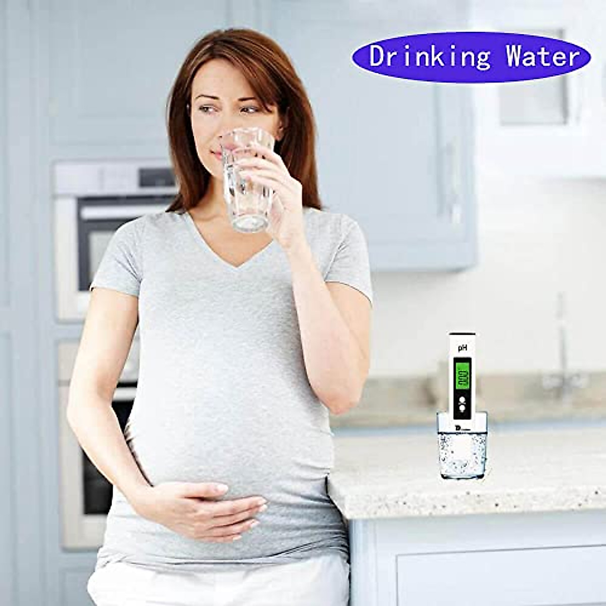 pH Meter,Accurate and calibrated pH Tester for Hydroponic System,Pools, Koi Ponds, Drinking Water, Wine/Beer Brewing, Hot Tub, Spa, Aquarium