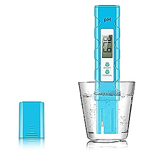 YUESFZ Precise Digital PH Meter, Professional PH Meter 0.01 PH High Precision Water Quality Tester with 0-14 PH Measurement Range, Suitable Practical Water Quality Detector