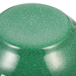 UPKOCH Enamel Bowl Vintage Mixing Bowl Soup Basin Soup Bowl Cereal Bowls Plate Round Farmhouse Enameled Bowls Enamelware for Salads Vegetables Soups Fruits Green