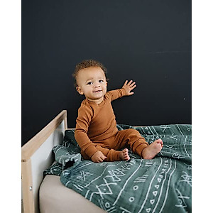 Mebie Baby Muslin Quilt, Wildflower, 100% Muslin Cotton Baby Blankets for Girls and Boys, Muslin Baby Blanket for Newborns, Babies, Toddler, Soft Muslin Swaddle Blankets, 47"x47"