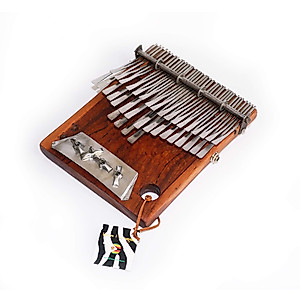 37 Key Shona Njari ELECTRIC Mbira - Triple Sensor Pickup - Finger Piano Kalimba Handmade in Zimbabwe