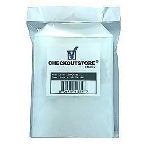 100 CheckOutStore® Clear Storage Pockets (5 5/8 x 7 3/8)