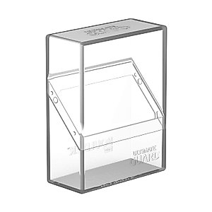 Ultimate Guard Boulder 40+, Deck Case for 40 Double-Sleeved TCG Cards, Clear, Secure & Durable Storage for Trading Card Games, Soft-Touch Finish