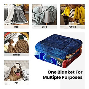 Trendy Blanket, Ultra-Soft Warm Cozy Fleece Throw Blanket, Smooth Fuzzy Flannel Plush Blankets for Bed Sofa Gift Home50 x40