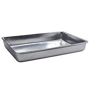 EISCO Dissection Tray, 10" x 7" - Without Wax - Aluminum