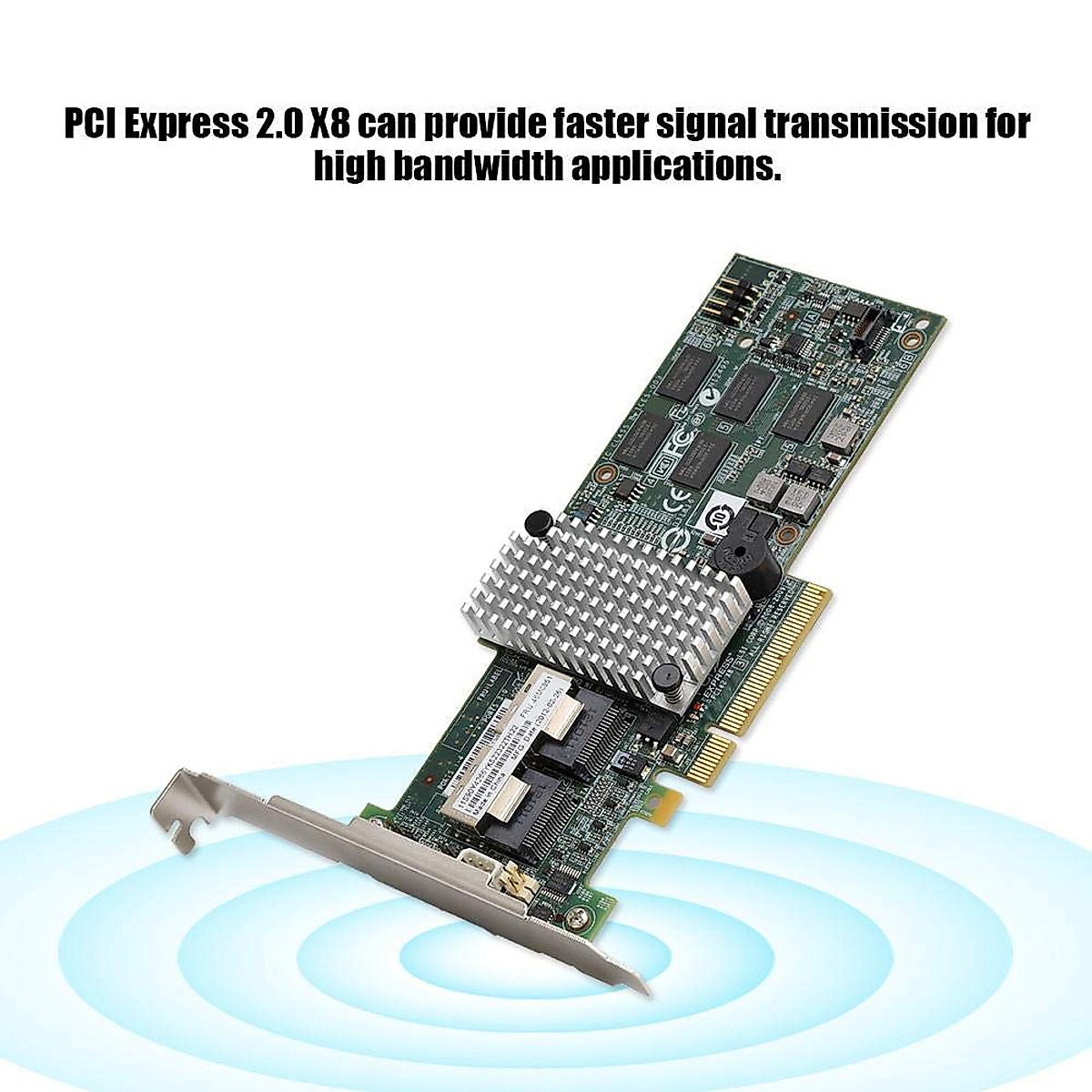 Smart Array Card RAID Controller, M5015 Megaraid 9260 to 8i SATA/SAS Controller RAID 6G PCIe x8 for 46M0851