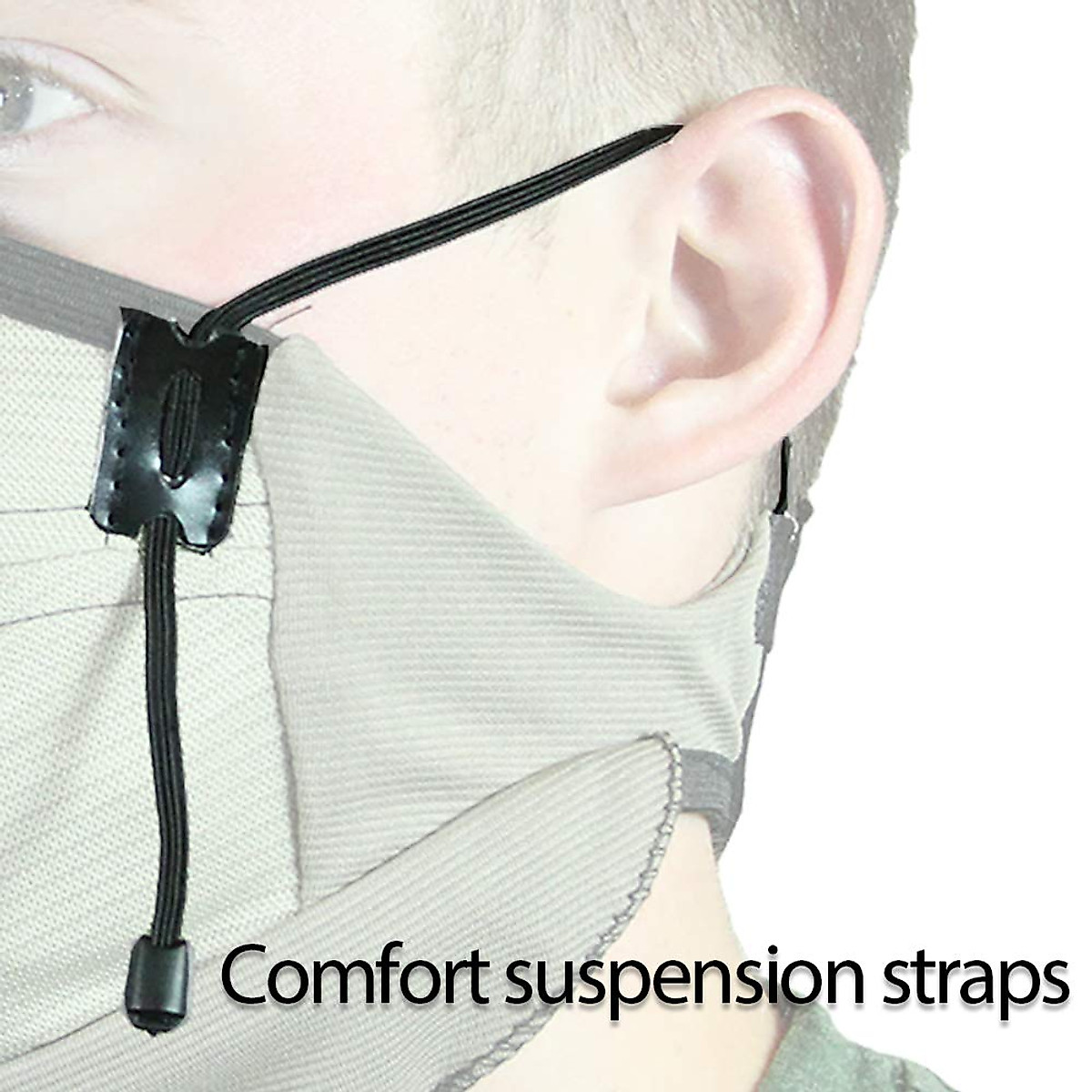 ATV TEK, Bandana Style Dust Masks with Suspension Straps and 3D Nose Box - Camo, 20"