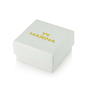 Marina Jewellery Classic Star Of David Real 925 Sterling Silver 18" Chain Necklace with Jewish Pendant Charm Shield of David.