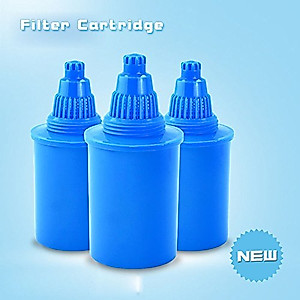 WellBlue 3 Pack Replacement Alkaline Filters- Blue