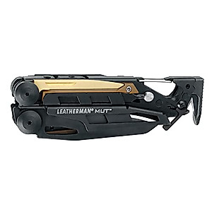 LEATHERMAN, MUT Multitool with Premium Replaceable Wire Cutters and Firearm Tools, Black with MOLLE Black Sheath