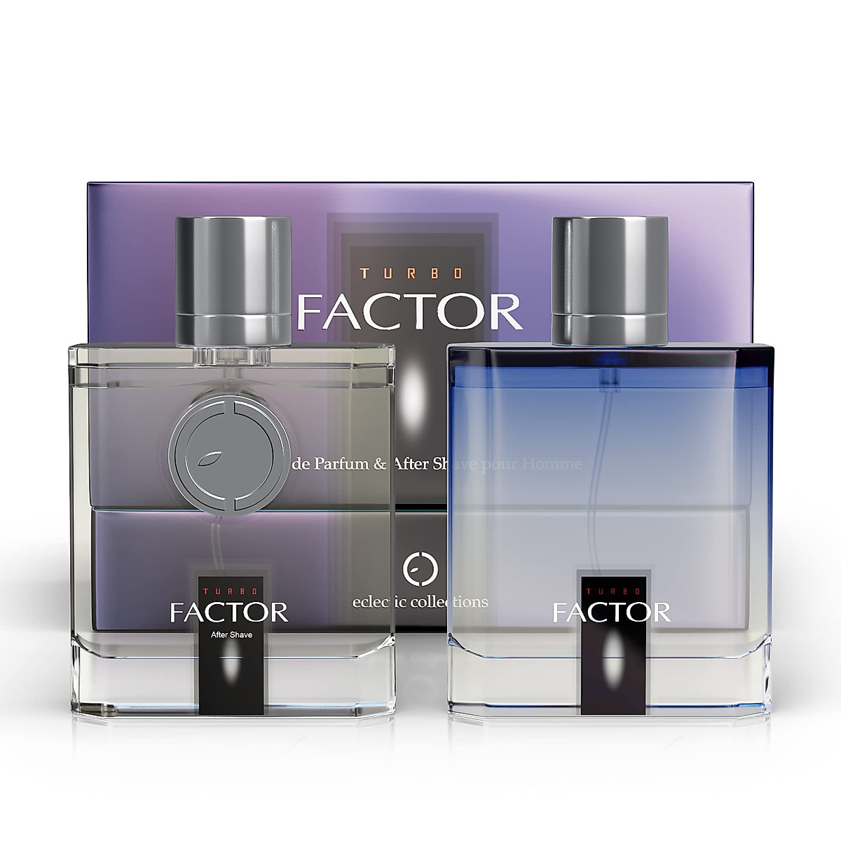 Eclectic Collections Men Perfume Gift Set - Eau de Parfum and After Shave - INSPIRED by I A ING Cologne for Men - Tangerine, Orange, Cranberry, Sandalwood - 100ml/3.4oz Each