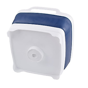 MontNorth Dishpan for Washing Dishes,9L Collapsible Dish Tub Portable Sink,Wash Basin,Foldable Laundry Tub,Washing Basin with Drain Plug,Dishpan for Kitchen Sink,Camping Dish Washing Tub,Navy Blue