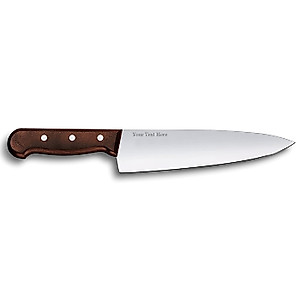 Victorinox Rosewood 8" Chef's Knife - Custom Engraved